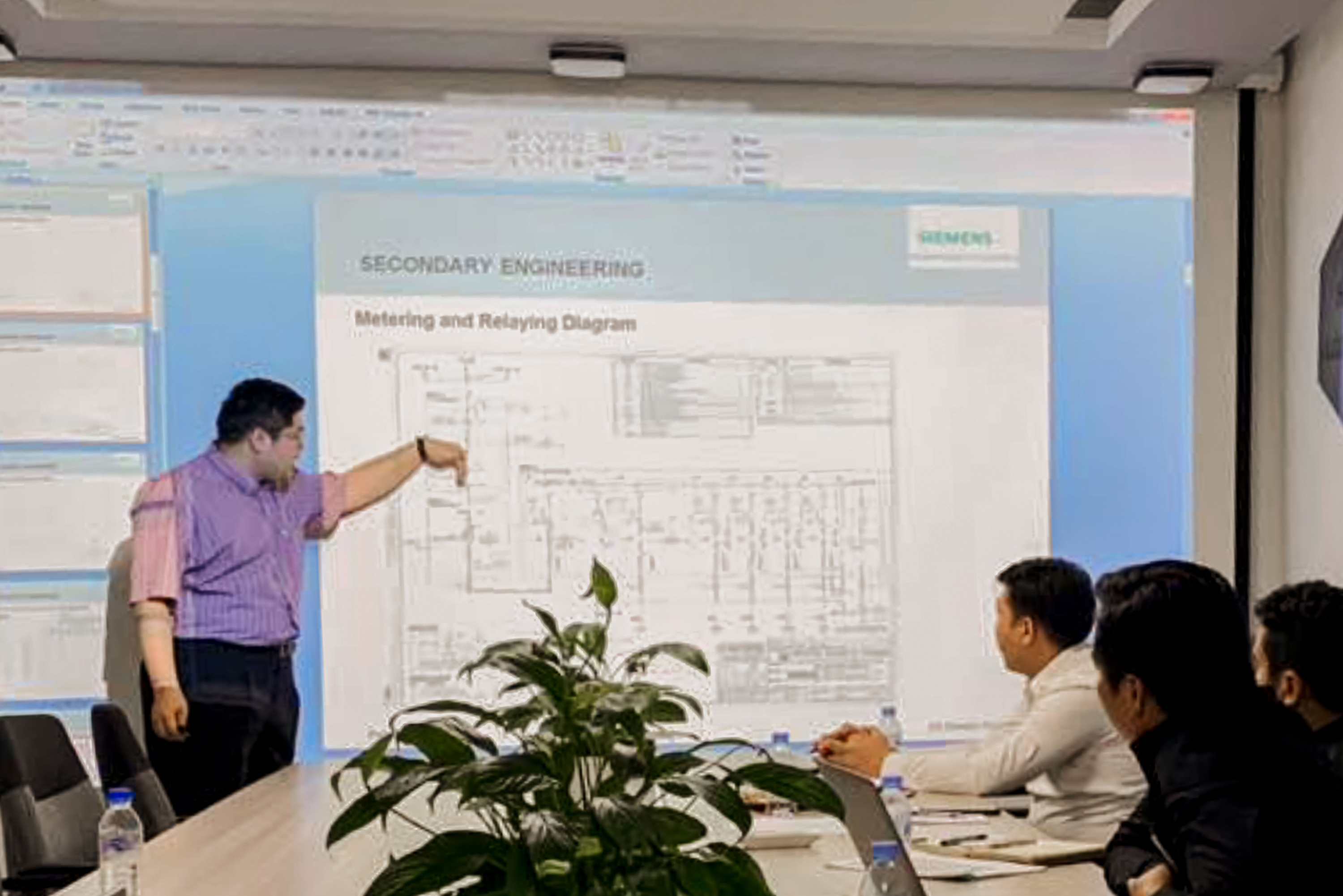 Siemens Team Conducts Technical Presentation & Training At VP Start