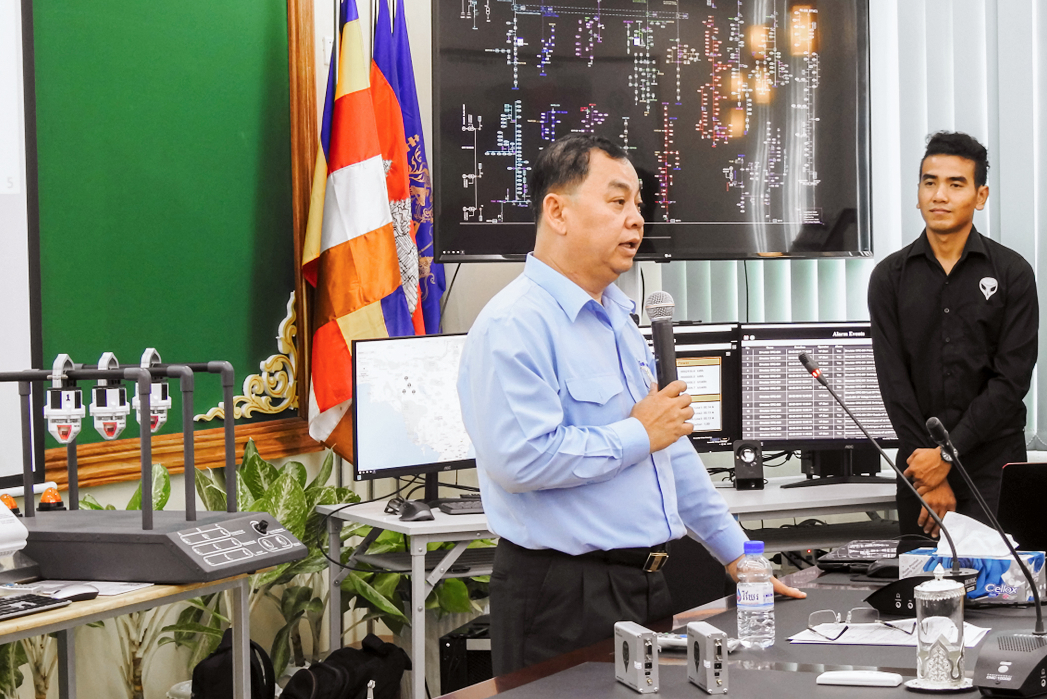 VP.Start Presents Its SCADA & Remote Control Systems To EDC Battambang